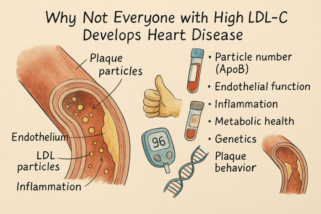 When High LDL Leads to Heart Disease—and When It Doesn’t